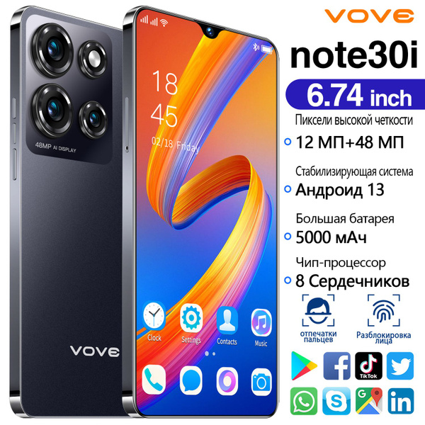 Смартфон vove note30i абсолютно новый оригинальный мобильный телефон ...