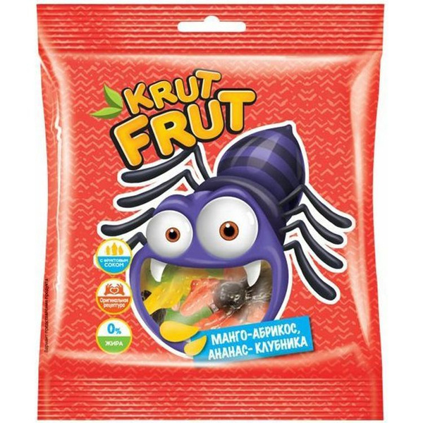 Мармелад Krut Frut паучки 100 г купить на OZON по низкой цене (1682848740)