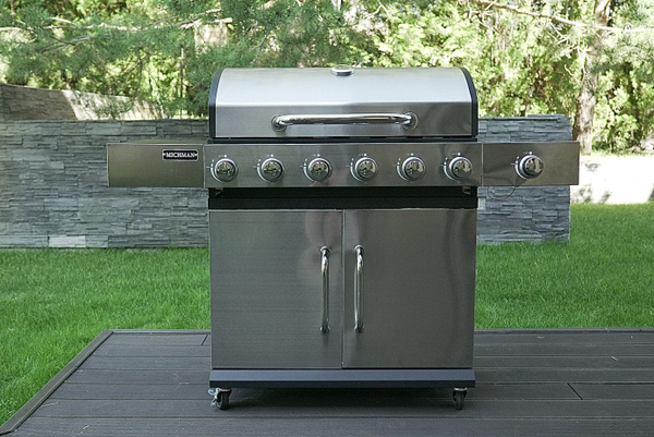 Газовый гриль, барбекю MICHMAN MG-6K14 (6 конфорок +1 боковая горелка) купить на OZON по низкой ...