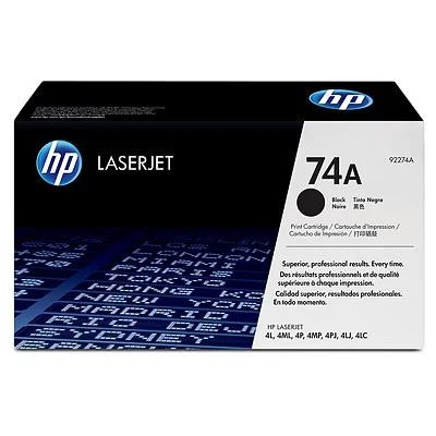 Расходник для печати HP 92274A, Черный (black), для лазерного принтера ...