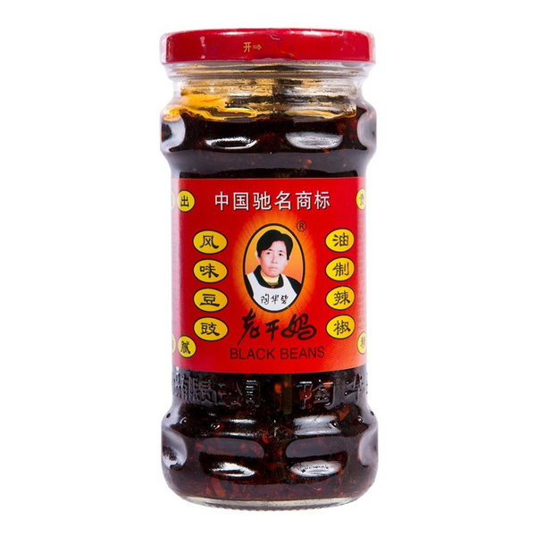 Соус Lao Gan Ma на основе растительных масел из черных соевых бобов 280 ...