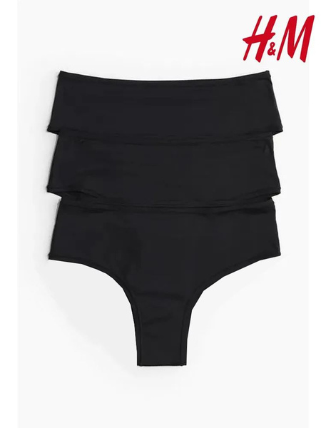 Комплект трусов H&M, 3 шт - купить с доставкой по выгодным ценам в интернет-магазине OZON ...
