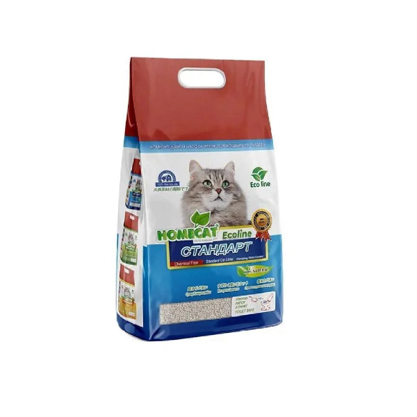 Homecat Наполнитель Растительный Комкующийся Без отдушки 2800г. - купить с доставкой по выгодным ...