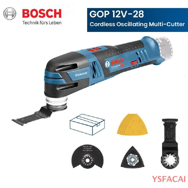 Аккумуляторный резак реноватор Bosch GOP 12V-28,Без батарей YSFACAI ...