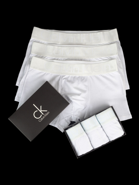 Комплект трусов Мужской ZEVS Хлопок белый, размер 50 Средняя Китай Однотонный купить c доставкой ...