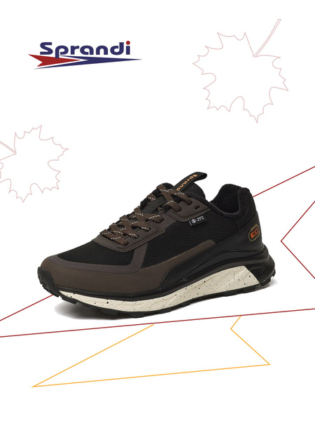 Кроссовки Мужской Sprandi Искусственная кожа, Нейлон Бег, размер 45 R (средняя) Демисезон Шнурки ...