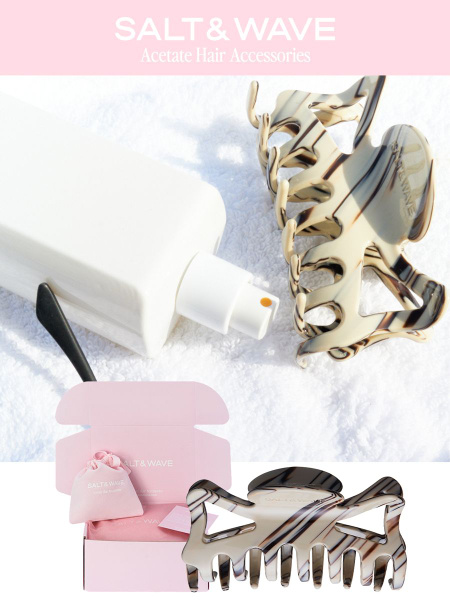 SALT&WAVE Заколка-краб 1 шт. купить на OZON по низкой цене (1723931742)