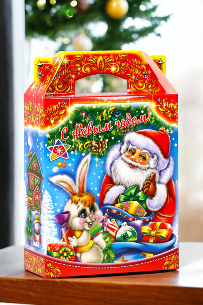 Новогодняя подарочная упаковка / Новогодняя коробка для конфет - купить ...