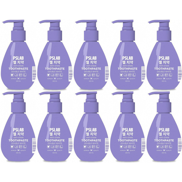 Зубная паста Pslab отбеливающая 200 мл, набор: 10 штук купить на OZON по низкой цене (1731723687)