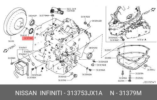Сальник к.в.NISSAN QASHQAI (J10E) купить на OZON по низкой цене ...