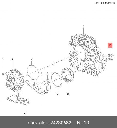 Сальник, Ведущего Вала Org купить на OZON по низкой цене (1774654088)