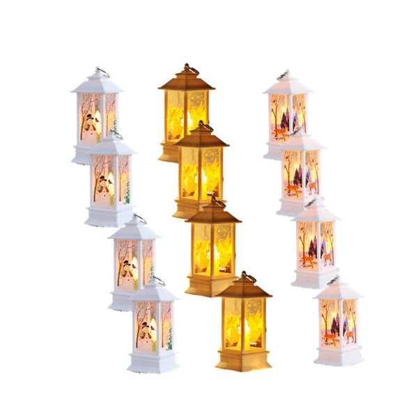 Новогодние фонарики светящиеся 12 шт/ Новогодние светильники купить c ...