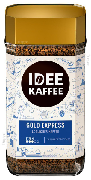 Кофе растворимый IDEE KAFFEE Gold Express, сублимированный, 200г купить ...