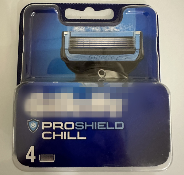 Сменные кассеты Fusion5 Proshield Chill. для Мужской Бритвы 4 шт с 5 лезвиями с точным триммером ...