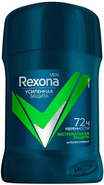 Антиперспирант-карандаш Rexona Men Усиленная защита, мужской ...