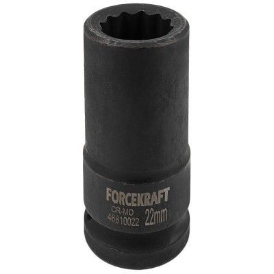Головка ударная глубокая 3/4", 22мм (12-гранная) FORCEKRAFT купить на OZON по низкой цене ...