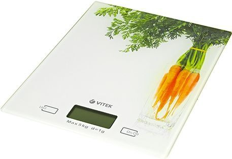 Весы кухонные электронные Vitek Orange VT-2418 макс.вес:5кг рисунок купить на OZON по низкой ...