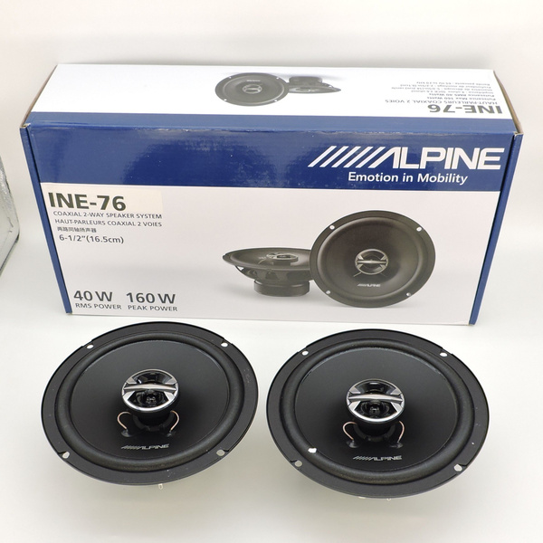 Alpine Колонки для автомобиля Автомобильная акустика INE-76, 16.5 см (6 ...