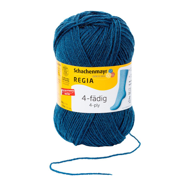 Пряжа 4-fadig Uni /4-фэдиг Уни, 9801276, 50/210, цв. 02740 синий купить ...