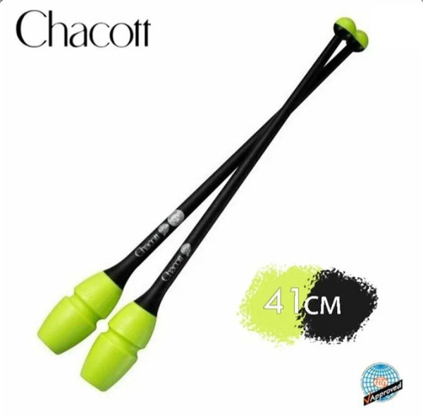 Булавы Chacott Rubber Clubs 41см 309 Yellow x Black купить c доставкой ...
