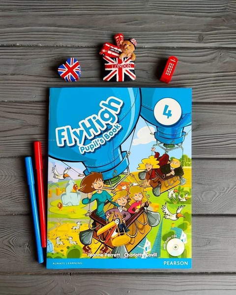 Fly High 4. Комплект: Pupils Book+Activite Book +CD купить на OZON по ...