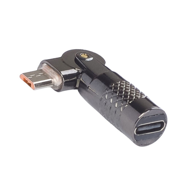 Переходник Type C на Micro Usb с вращающимся углом купить на Ozon по низкой цене 1762797982