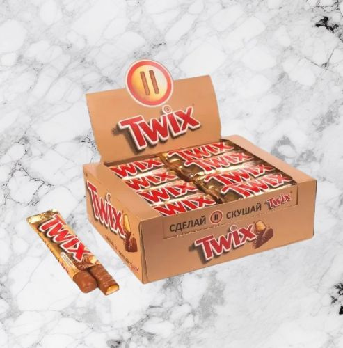 Шоколадный батончик Twix, 40 шт по 55 г купить на OZON по низкой цене (1764764680)