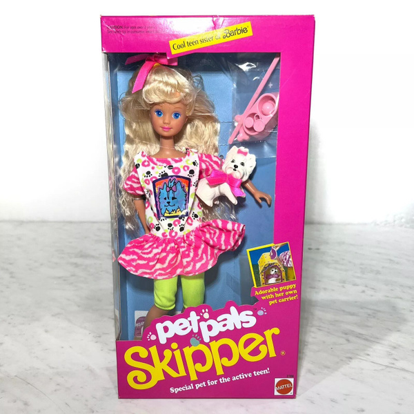 Характеристики Кукла Барби Скиппер 1991 Skipper Pet Pals 2709 подробное описание товара ...