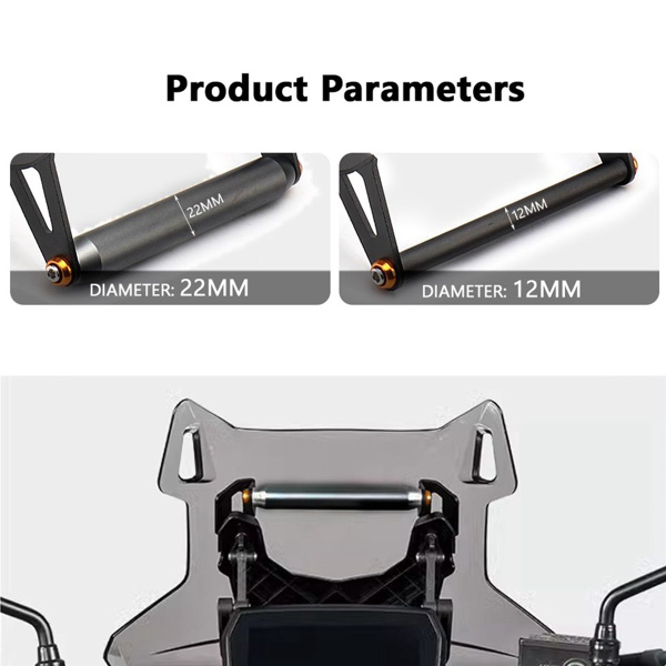 Кронштейн для крепления GPS-навигатора 22 мм для VOGE 525 DSX525 DS525X ...