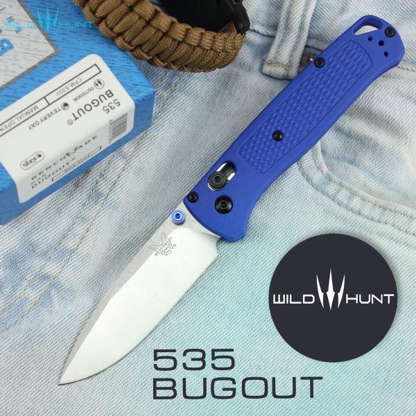 Нож складной Benchmade Bugout 535 Blue / Нож туристический из ...