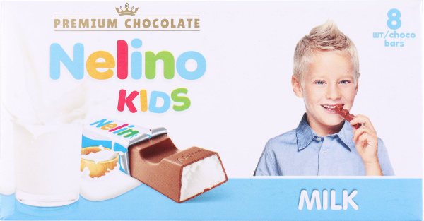 Шоколад молочный NELINO Kids с молочной начинкой, 100г купить на OZON ...
