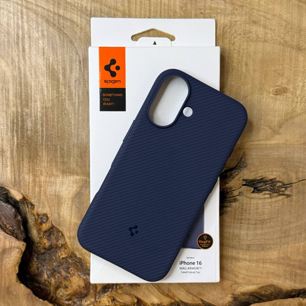 Чехол-накладка SPIGEN 01 / для iPhone 16 / Защита камеры / Blue купить ...