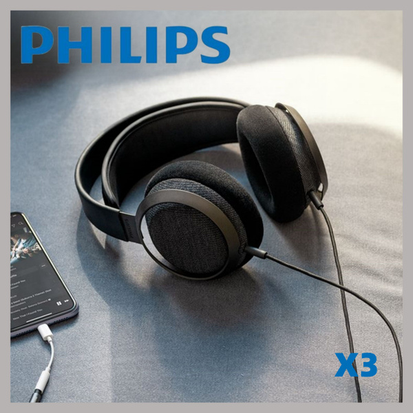 Наушники Полноразмерные Philips X3 Проводное 30 проводная гарнитура ...