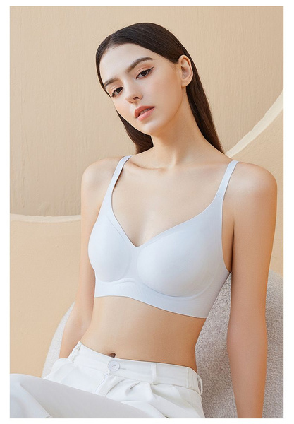 Бюстгальтер Женский Felina, размер 80B бело-синий Полиэстер Повседневный купить c доставкой на ...