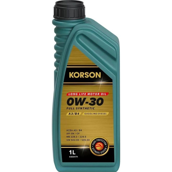 Масло моторное KORSON Long Life Motor Oil 0W-30 Синтетическое 1 л ...