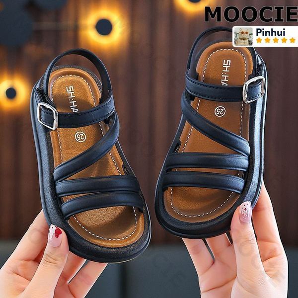 Босоножки Девочки MOOCIE Без каблука, размер 32 Круглый нос Демисезон Липучки купить c доставкой ...