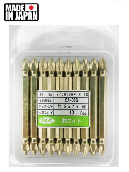 Сделано в Японии набор двусторонних износостойких бит для шуруповерта ...