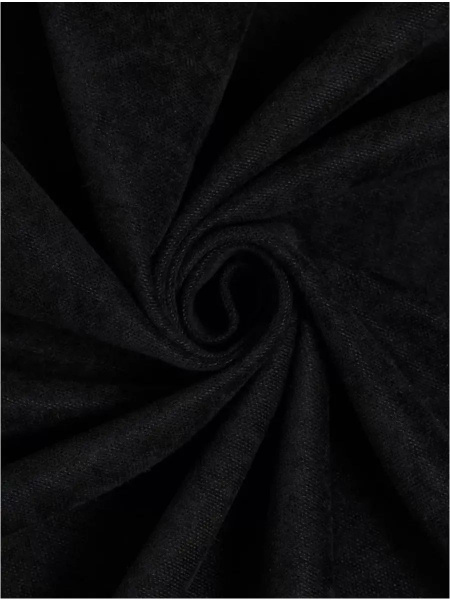 Комплект штор BonDec Шторы канвас блекаут , 300х200см, черный, Канвас ...