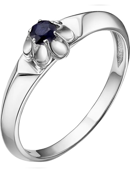 Main Dizzain, Кольцо женское серебро 925 с натуральным сапфиром купить ...