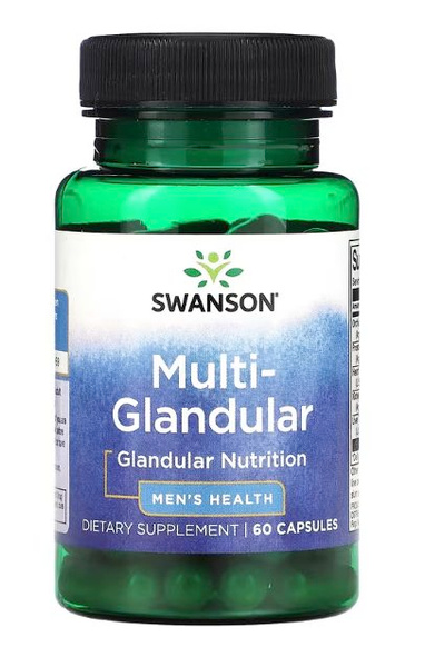 Swanson, Multi-Glandular, для мужского здоровья, 60 капсул купить на ...