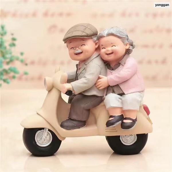 Статуэтка Бабушка и дедушка подарок на годовщину свадьбы Декор для дома интерьерная