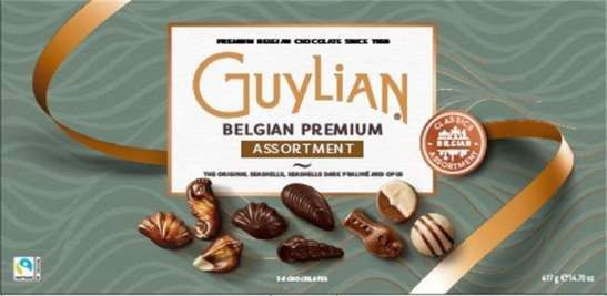 Шоколадные конфеты GUYLIAN "Бельгийская коллекция" ассорти подарочное ...