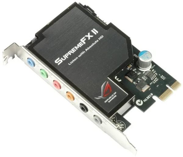 Звуковая карта PCI-E x1 7.1 SupremeFX II Audio купить на OZON по низкой ...