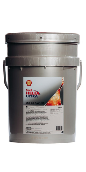 Масло моторное Shell SHELL HELIX ULTRA ECT C3 5W-30 Синтетическое 20 л ...