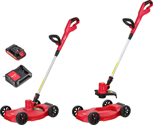 WORTEX Триммер аккумуляторный TB 2818 ALL1 XLT SET 18В, ширина скашивания 300 мм, леска 1.6 мм с ...