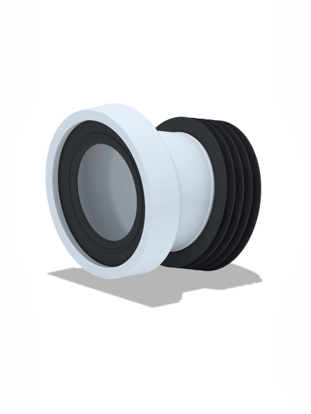 Фановая труба для унитаза АНИ пласт W1228, выход 110мм, 14*, резиновая ...