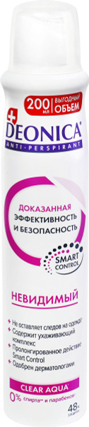 Антиперспирант-спрей женский DEONICA Невидимый, 200мл купить на OZON по низкой цене (1897224430)