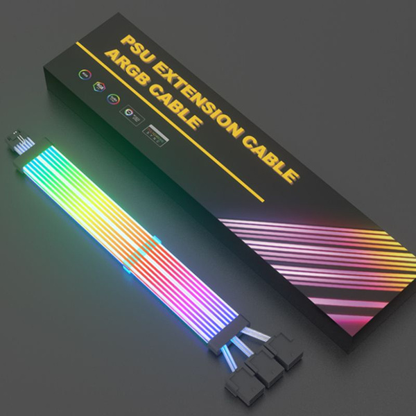 Кабель PCI-E RGB12+4PIN-3X8 купить c доставкой на OZON по низкой цене ...