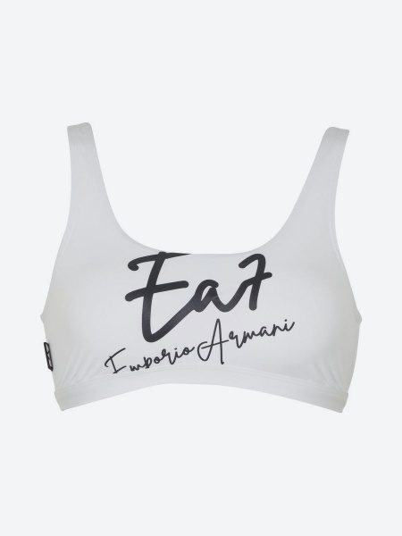 Купальник раздельный Женский EA7 белый Пляжный, размер 42, 44 Вьетнам Полиэстер, Эластан купить ...