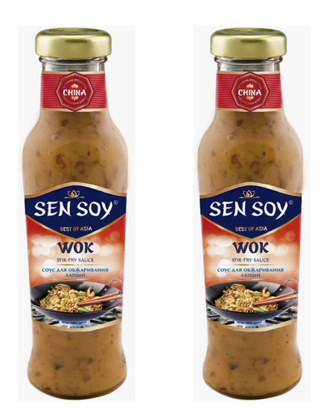 Соус WOK для обжаривания лапши Sen soy Премиум 310 гр - 2 штуки купить на OZON по низкой цене ...